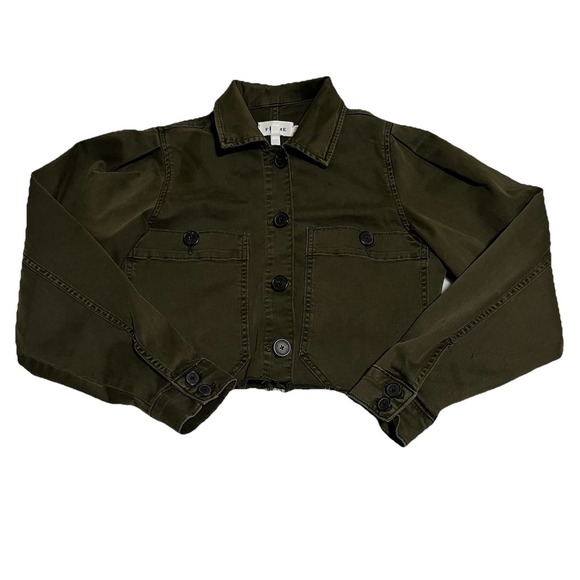 Frame Denim | Jackets & Coats | Frame Womens Green Unlined Oversized ...